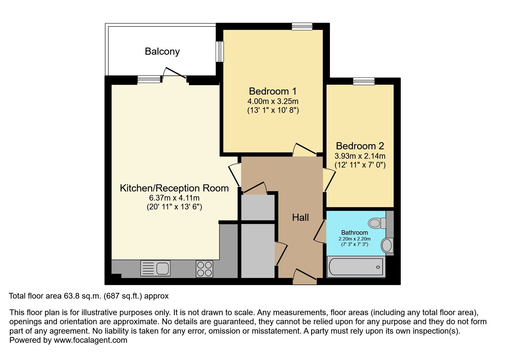 2 bed flat for sale in Bollo Lane, London W4 - Zoopla