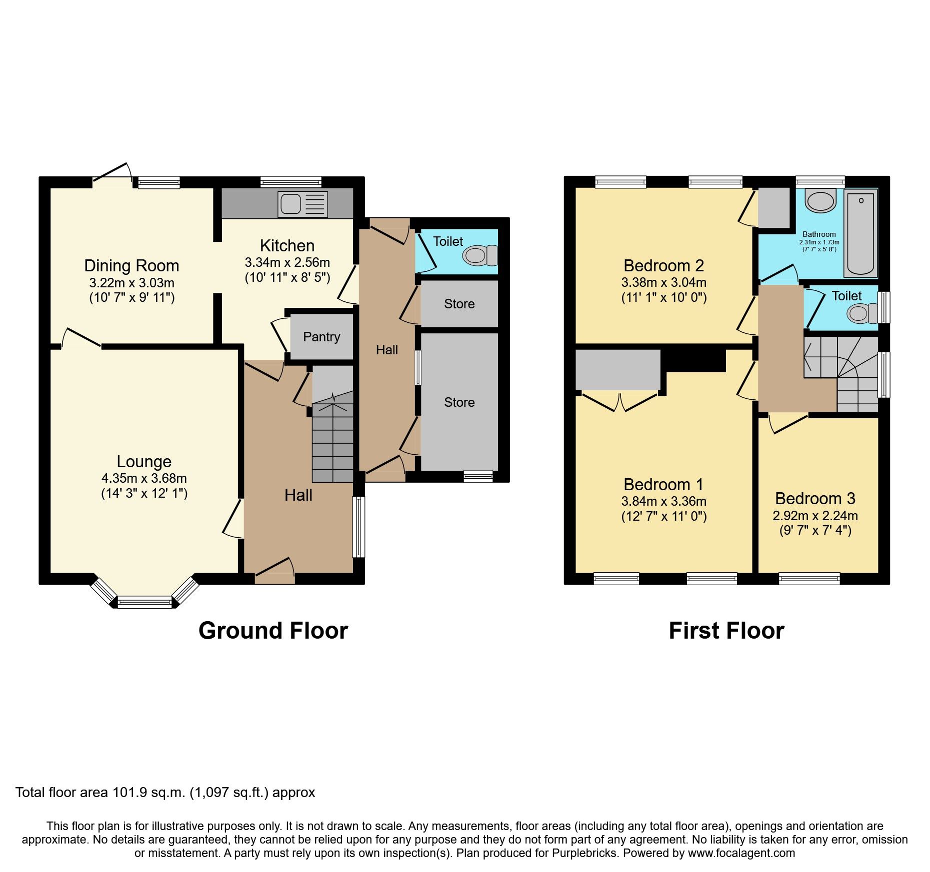 3 bed semi-detached house for sale in Essex Road, Stapenhill, Burton-On ...
