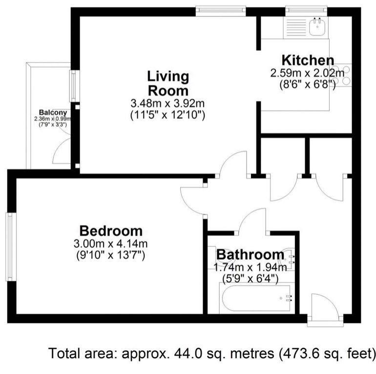 1 bed flat to rent in Edridge Court, Ley Farm Close, Watford WD25 - Zoopla