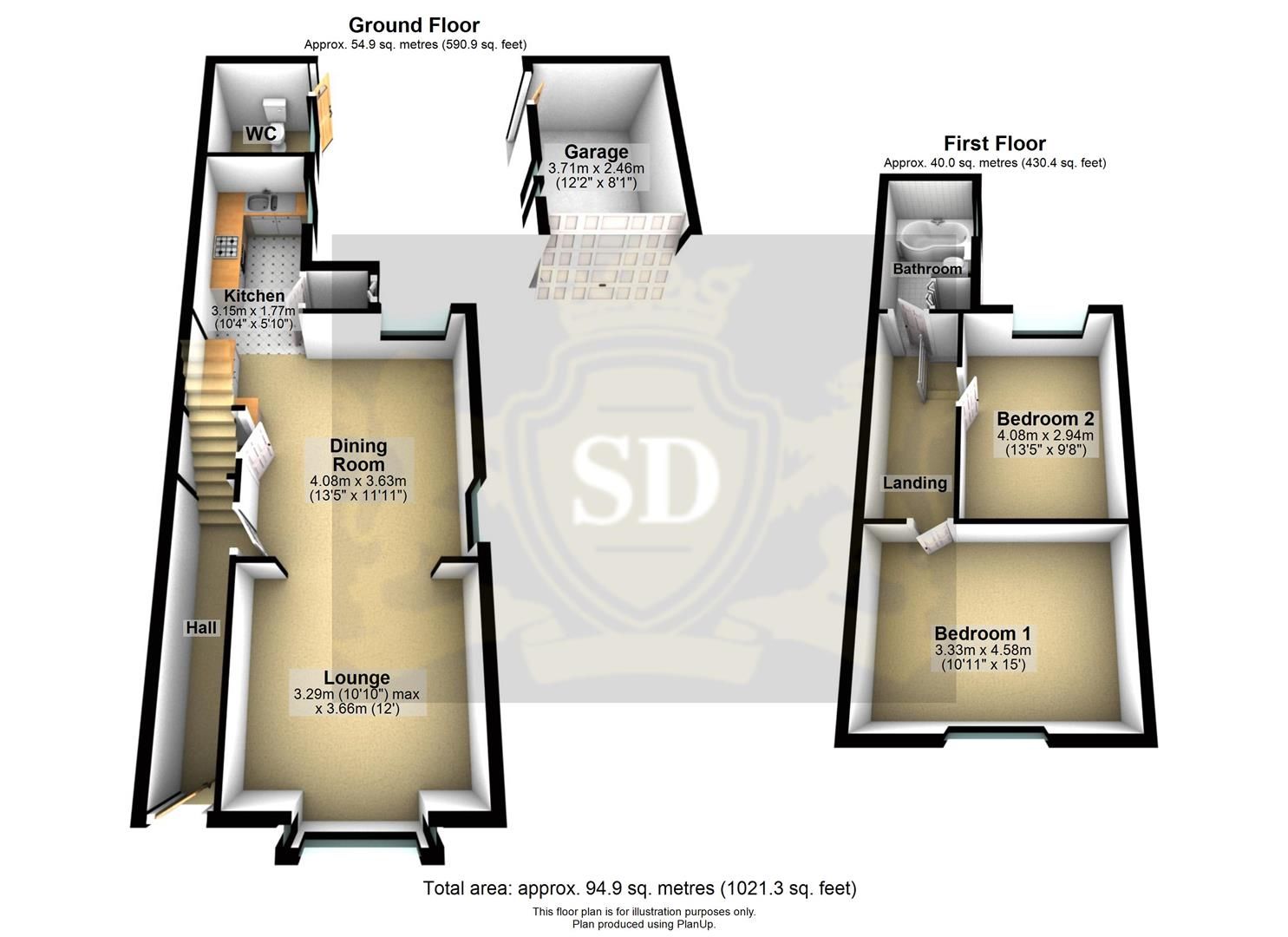 2 Bed Semi Detached House For Sale In Bushey Lane Rainford St Helens