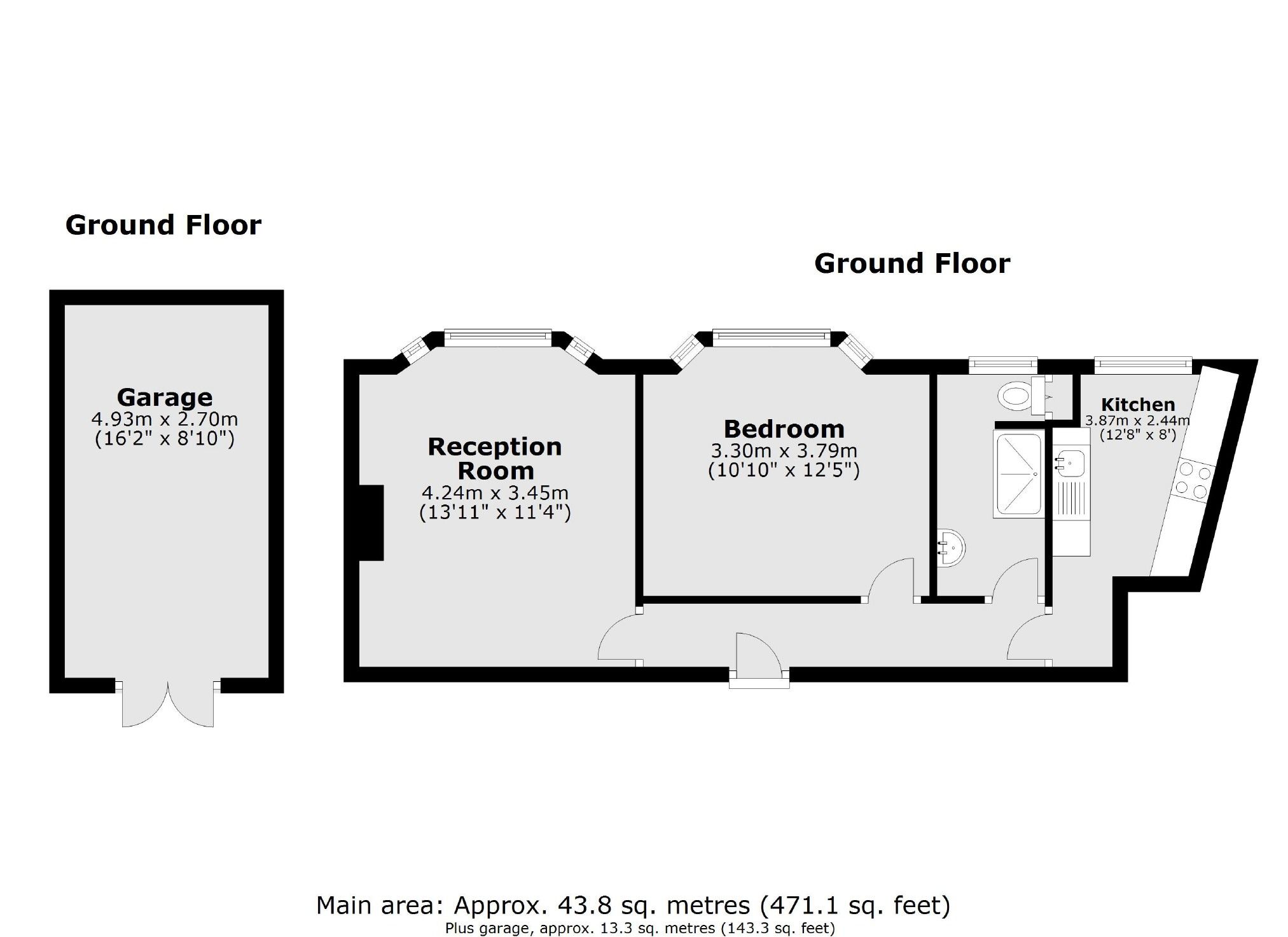 1 bed flat for sale in Surbiton Crescent, Kingston Upon Thames KT1 - Zoopla