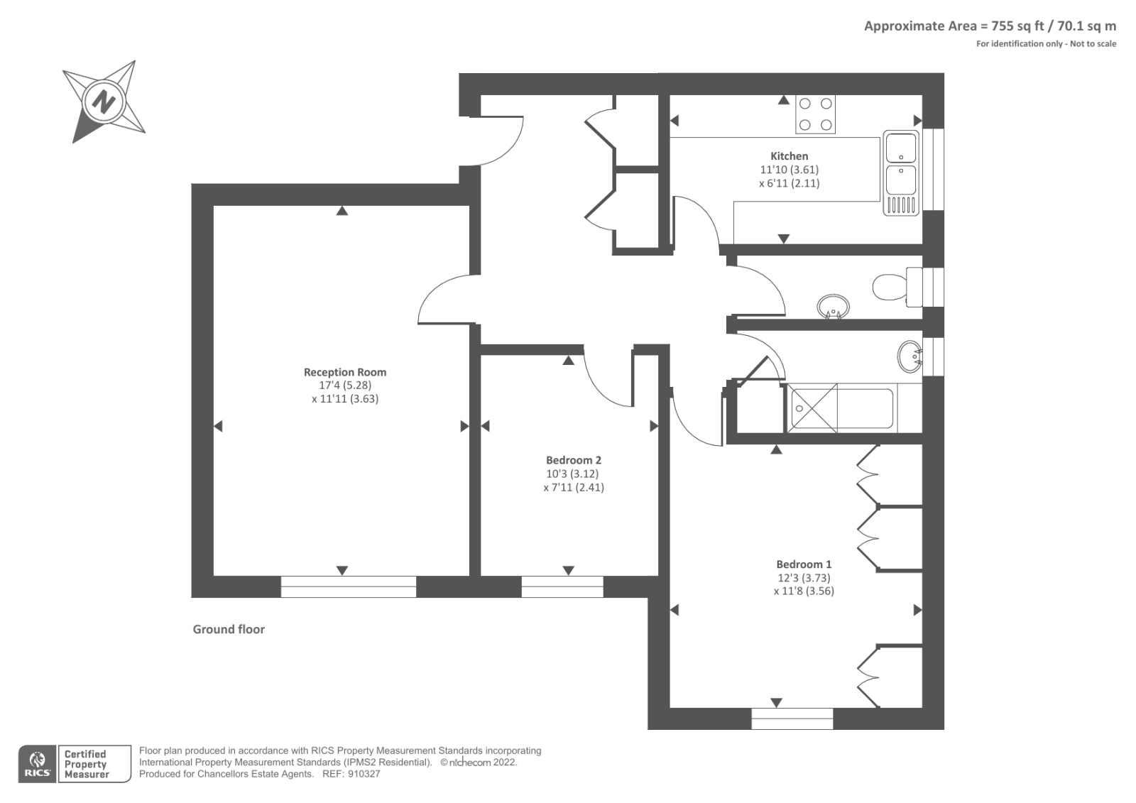2 bed flat for sale in Nether Street, Finchley N3 - Zoopla