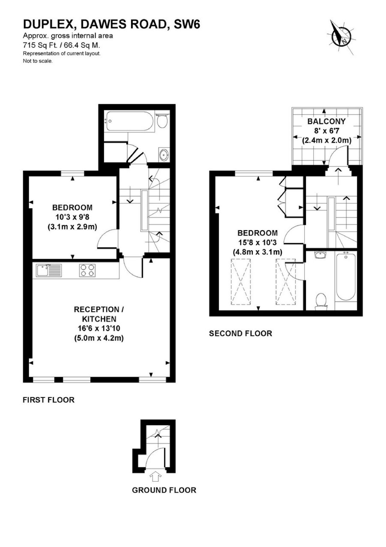 2 bed flat for sale in Dawes Road, London SW6 - Zoopla