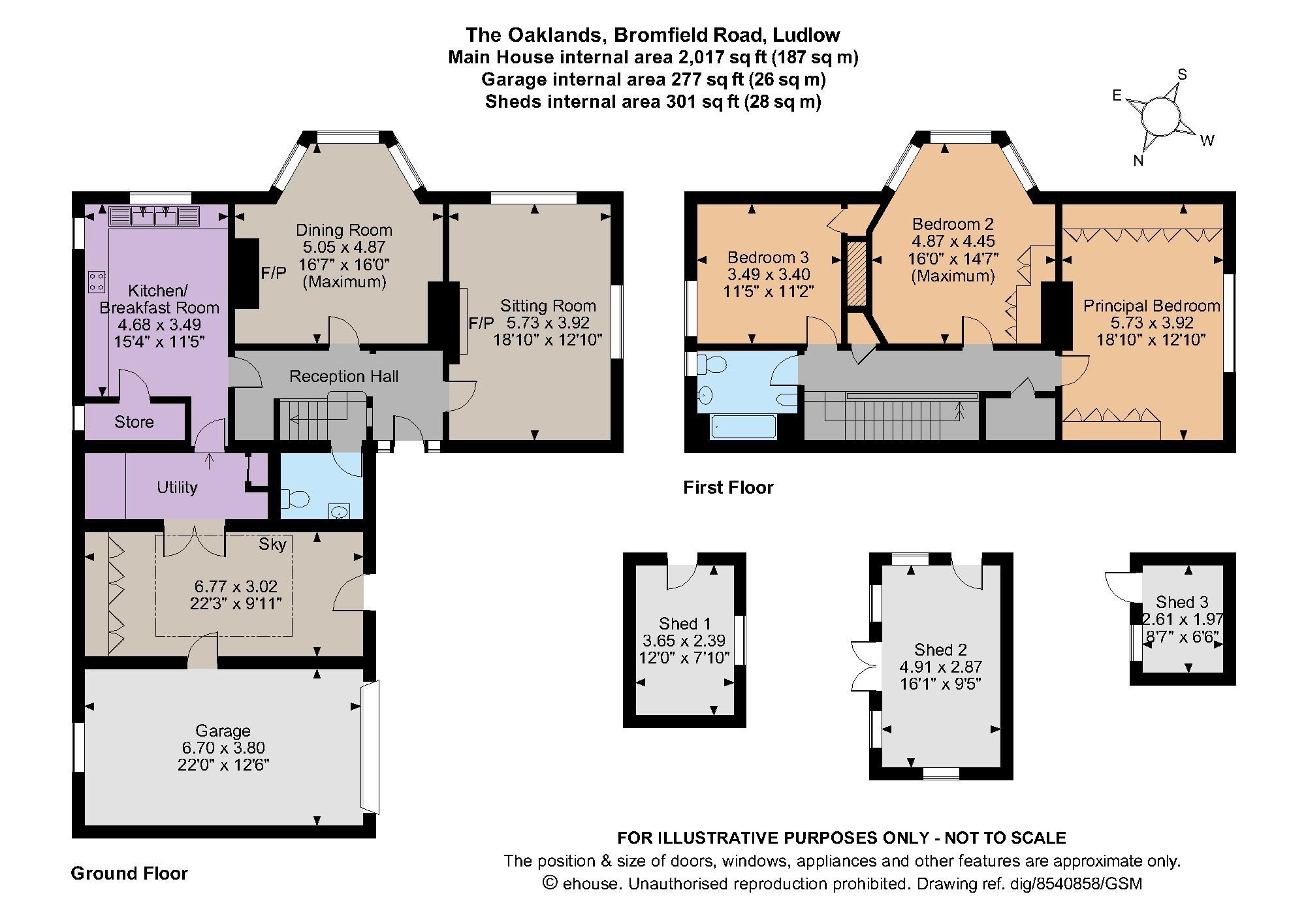 3 bed detached house for sale in Bromfield Road, Ludlow, Shropshire SY8 ...