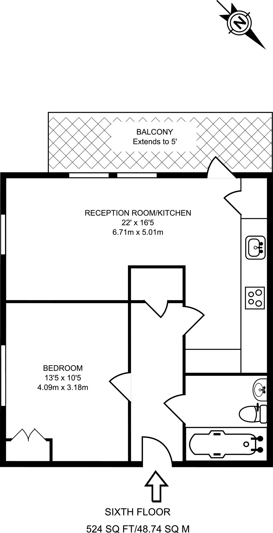 1 bed flat to rent in Biggs Square, Hackney, London E9 - Zoopla