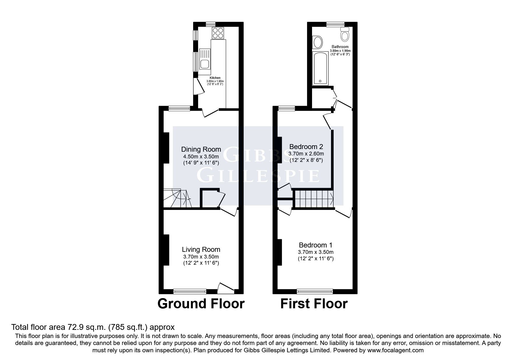 2 bed end terrace house to rent in Uxbridge Road, Rickmansworth WD3 ...