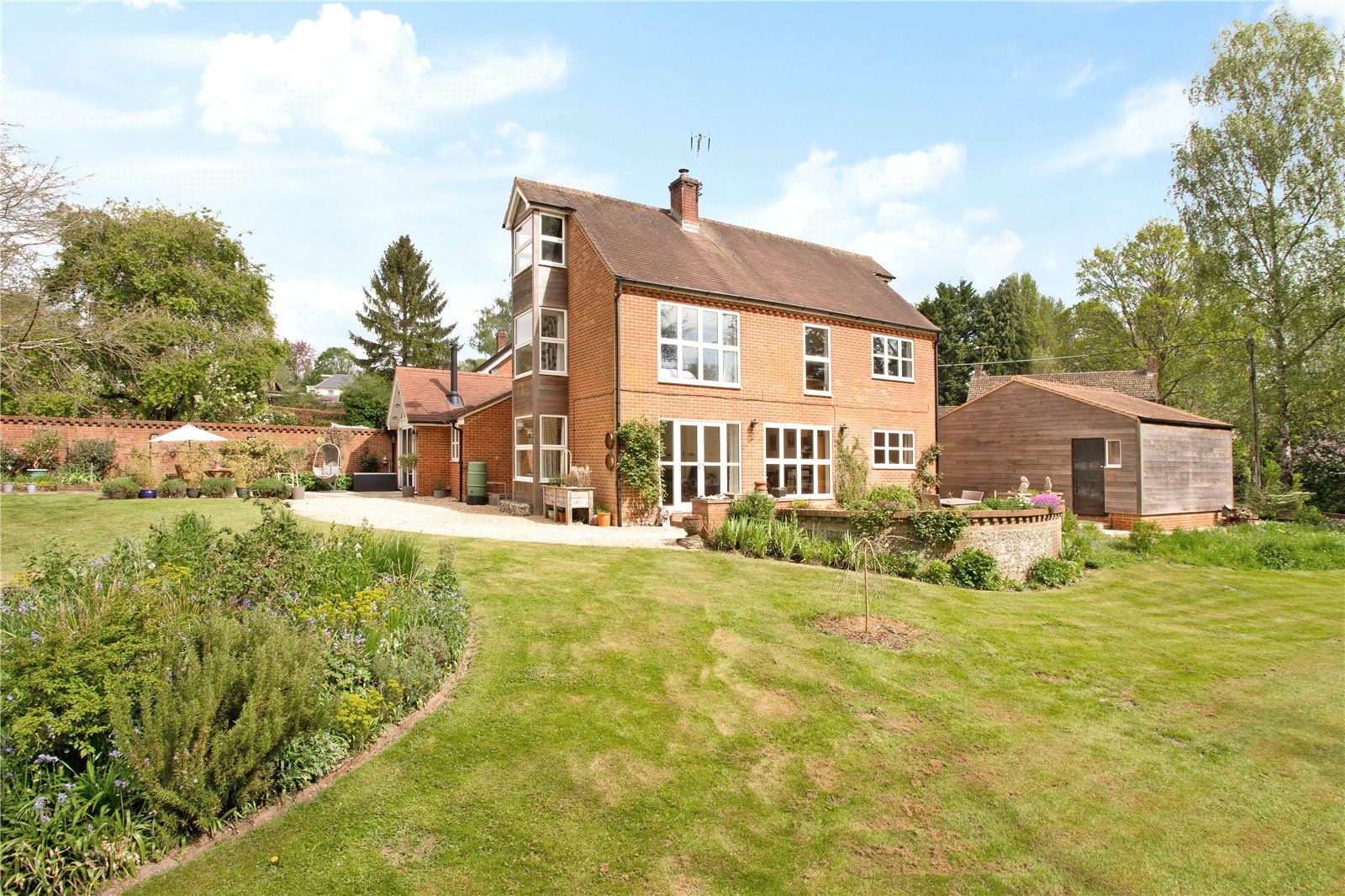 4 bed detached house for sale in Mill Lane, Abbots Worthy, Winchester ...
