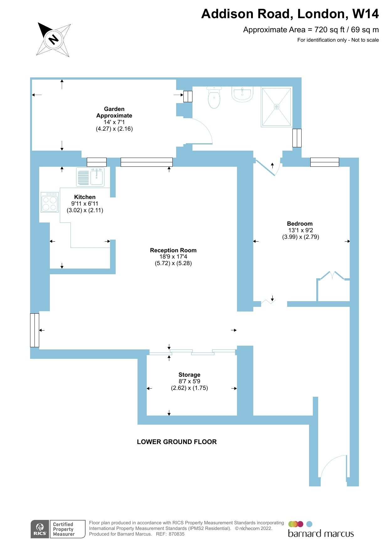1 bed flat for sale in Addison Road, London W14 - Zoopla