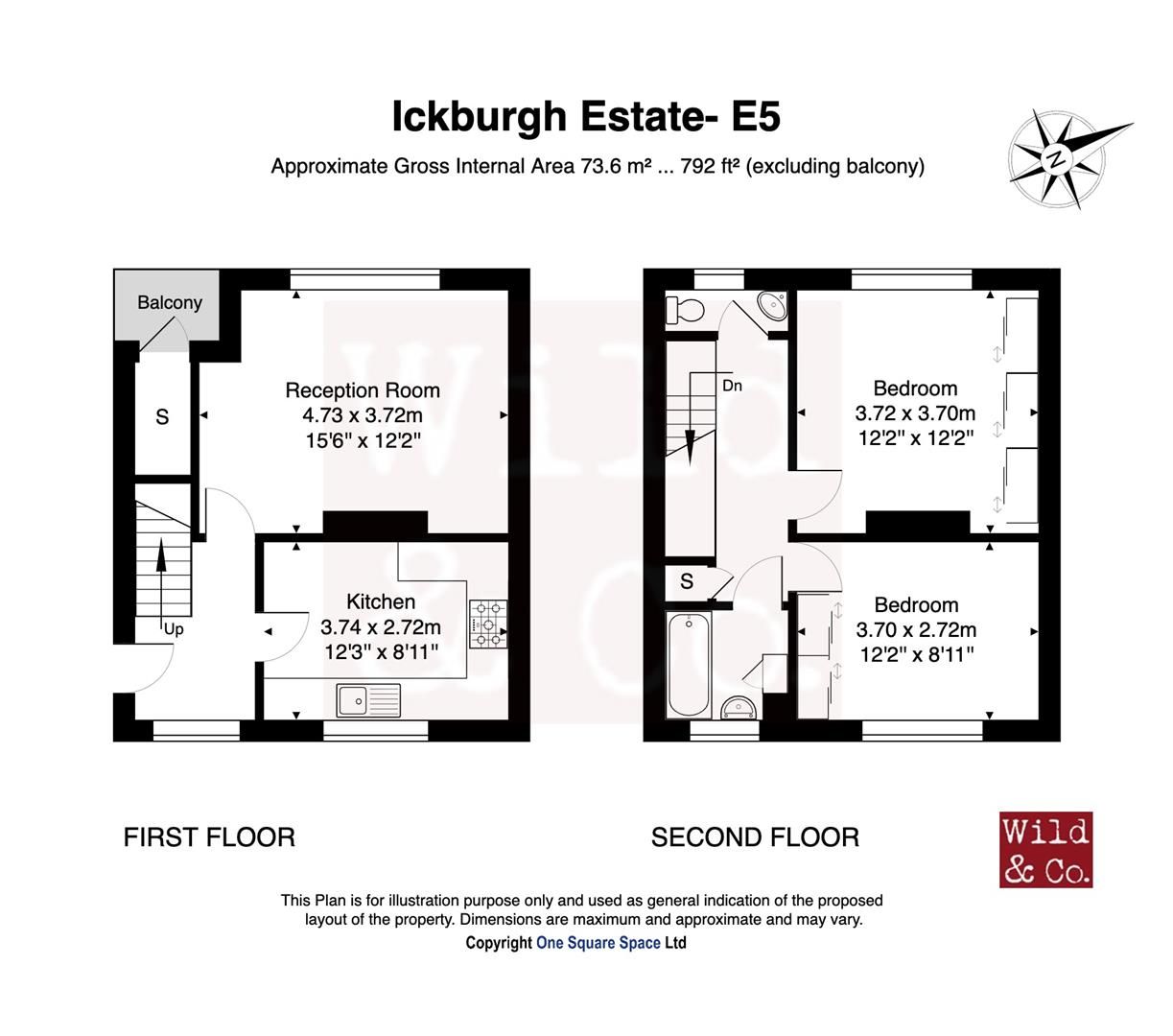 2 bed flat for sale in Ickburgh Estate, Upper Clapton Road, Hackney E5 ...