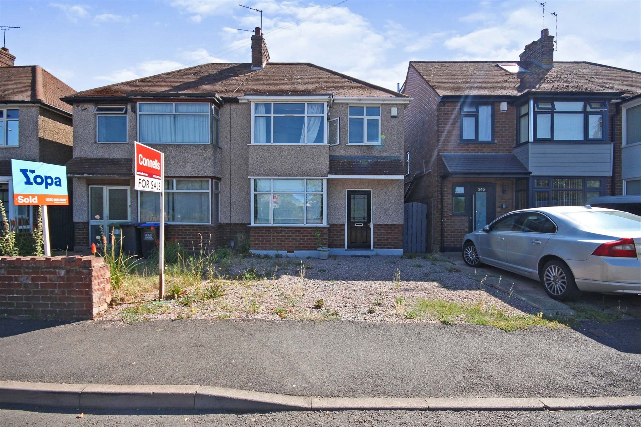 3 Bed Semi Detached House For Sale In Tachbrook Road Whitnash