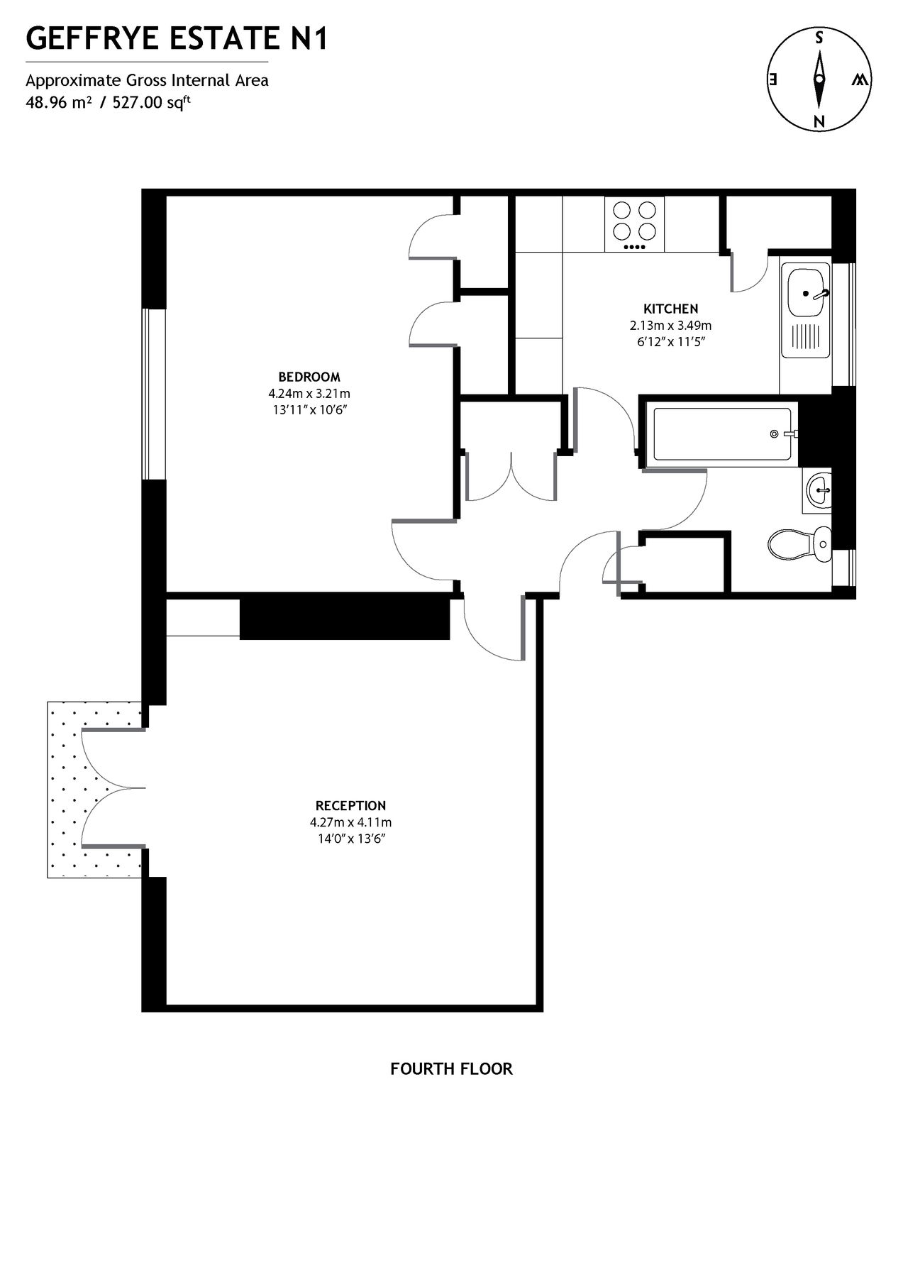 1 bed flat for sale in Geffrye Court, Geffrye Estate, London N1 - Zoopla
