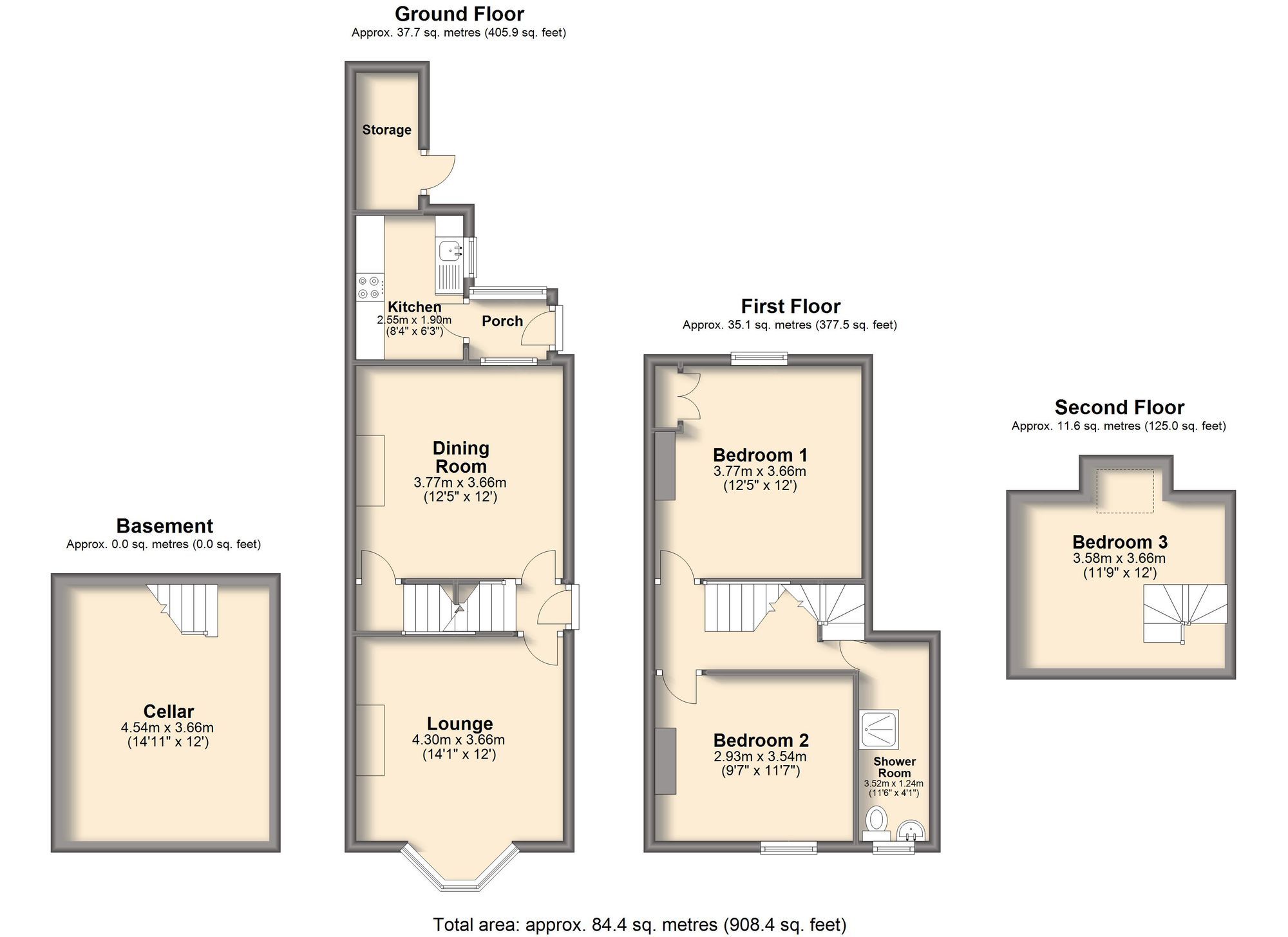 3 bed terraced house for sale in Bellhouse Road, Sheffield S5 - Zoopla