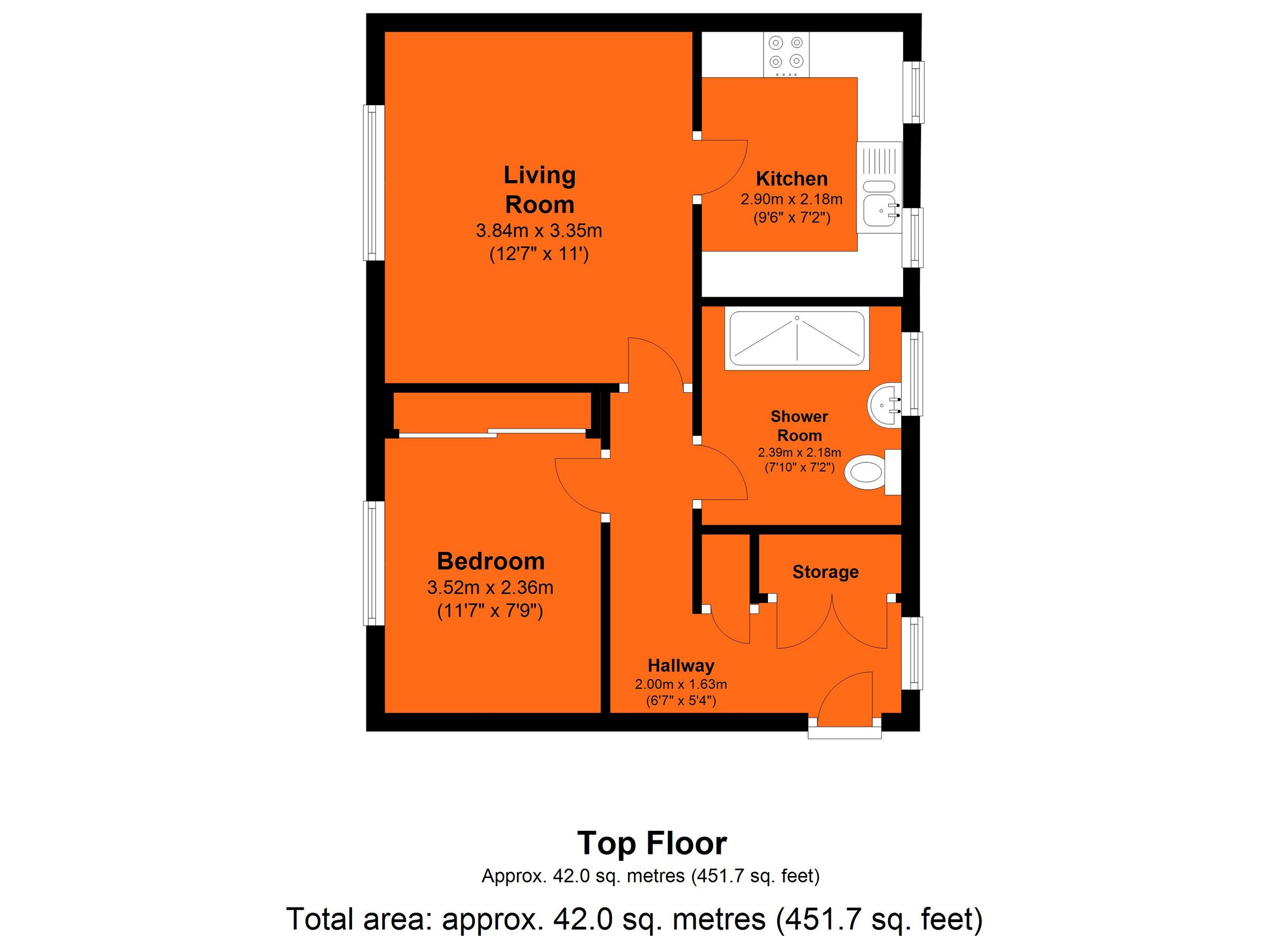 1 bed flat to rent in Brady And Martin Court, Newcastle Upon Tyne NE1 ...