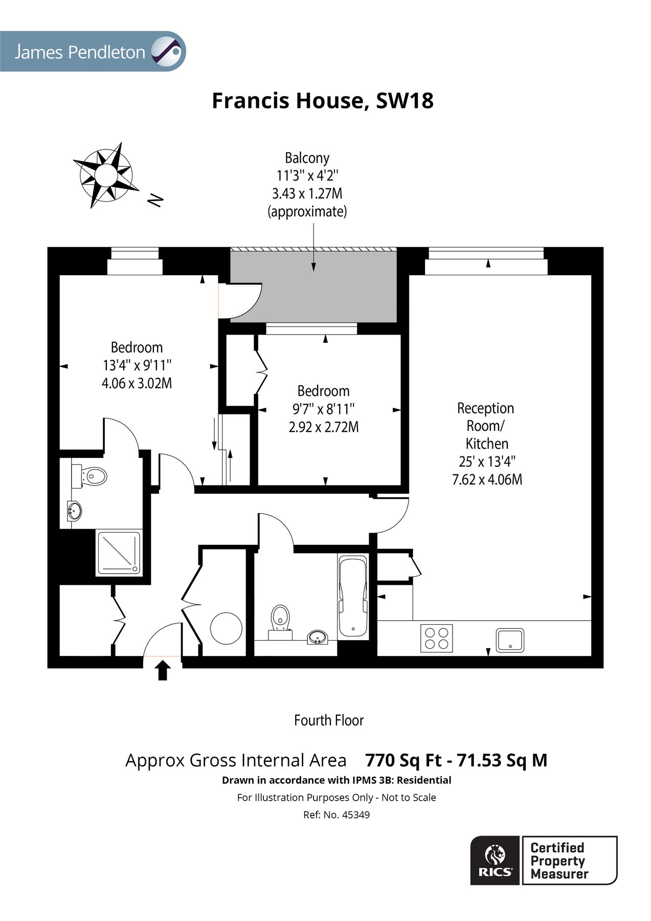 2 bed flat for sale in Francis House, 25 Eltringham Street, Wandsworth ...