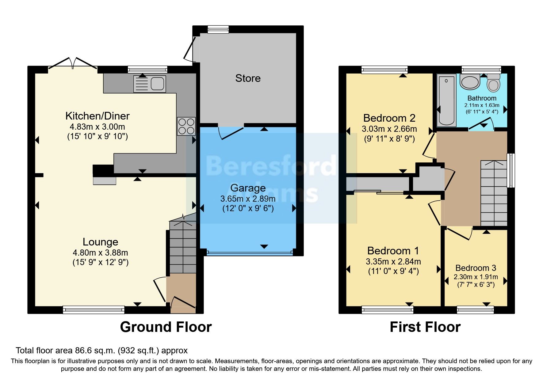 3 bed semi-detached house for sale in Lon Goed, Holywell, Flintshire ...