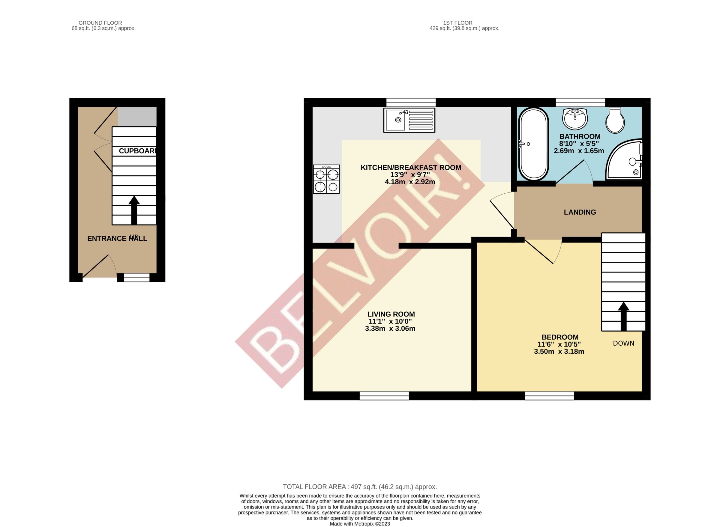 1 bed maisonette to rent in Salisbury Road, Stevenage SG1 - Zoopla