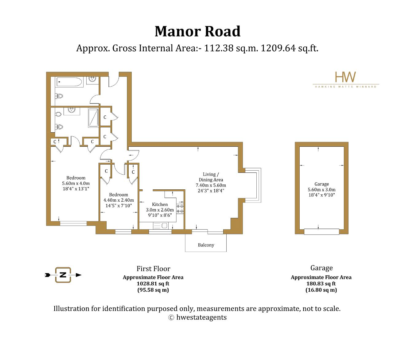 2 bed flat for sale in 21-23 Manor Road, Worthing BN11 - Zoopla