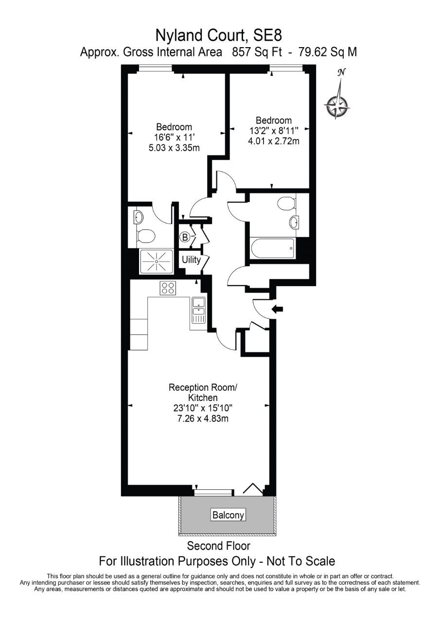 2 bed flat for sale in Greenland Place, Canada Water SE8 - Zoopla
