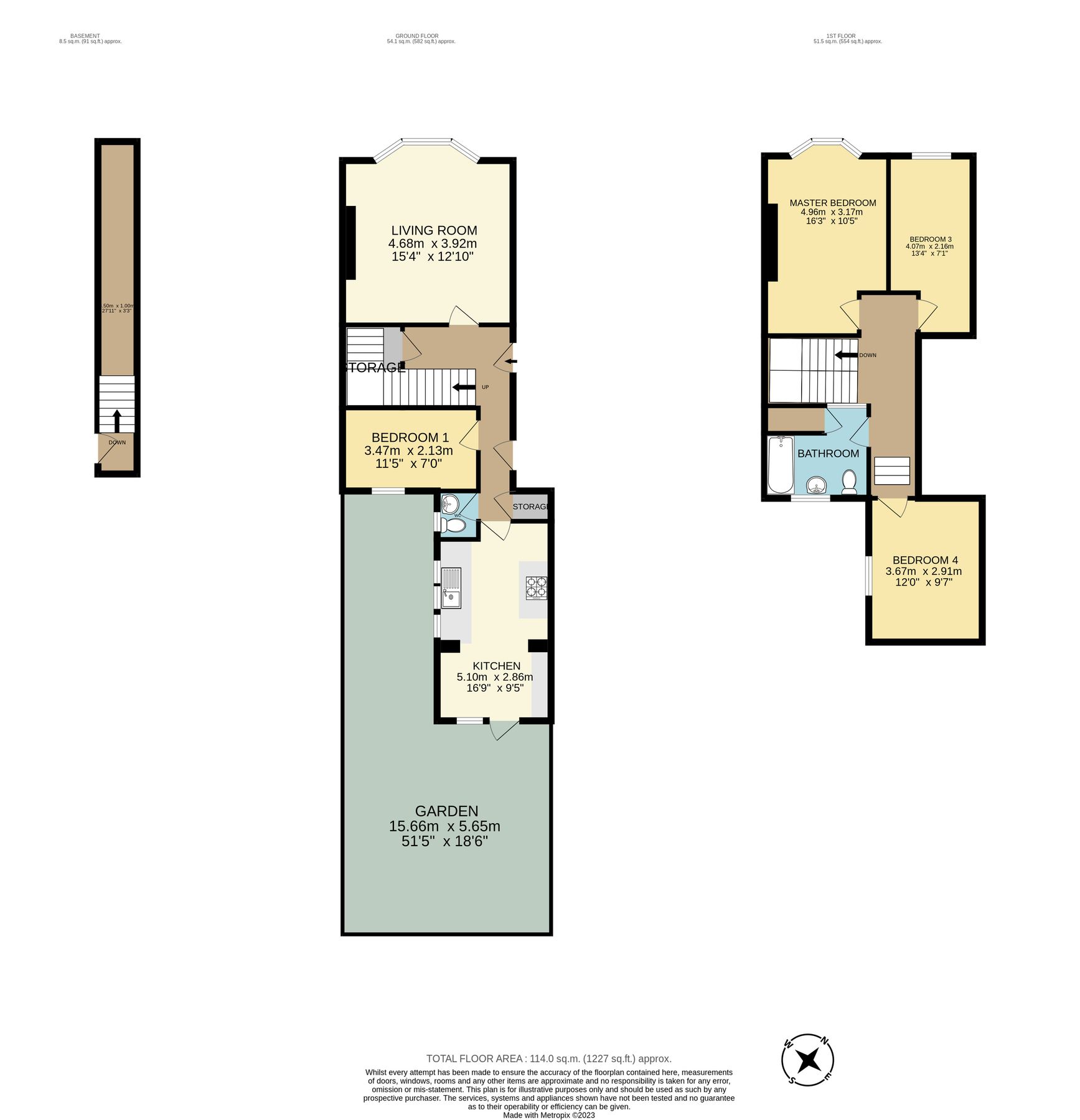 4 bed terraced house for sale in Grenville Road, Islington, London N19 ...