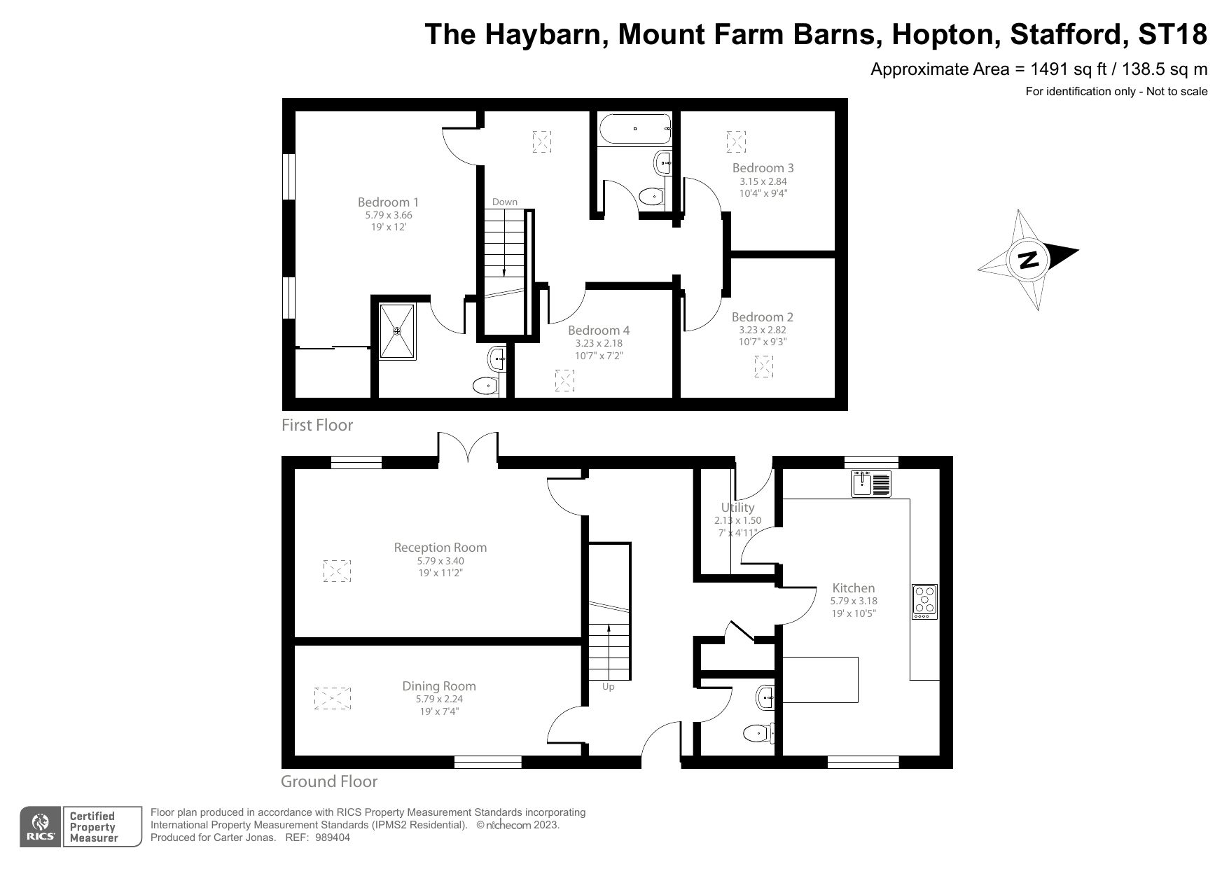 4 bed barn conversion to rent in Hopton, Stafford, Staffordshire ST18 ...
