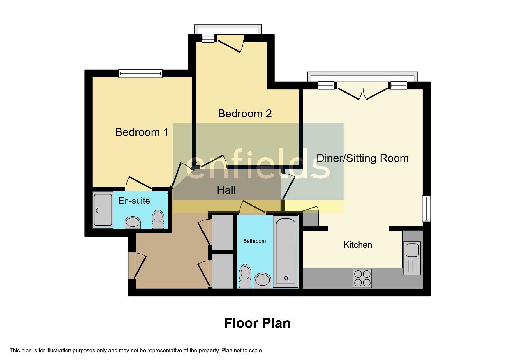 2 bed flat for sale in Alexander Square, Eastleigh, Hampshire SO50 - Zoopla