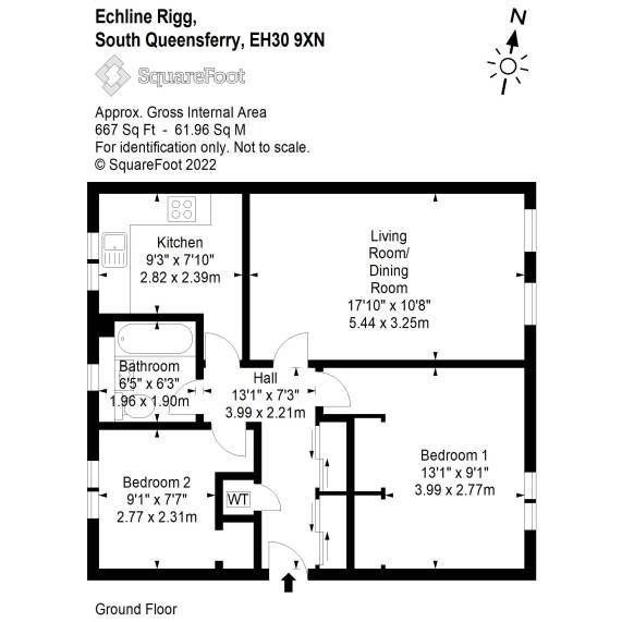 2 bed flat for sale in 11/1 Echline Rigg, South Queensferry EH30 - Zoopla
