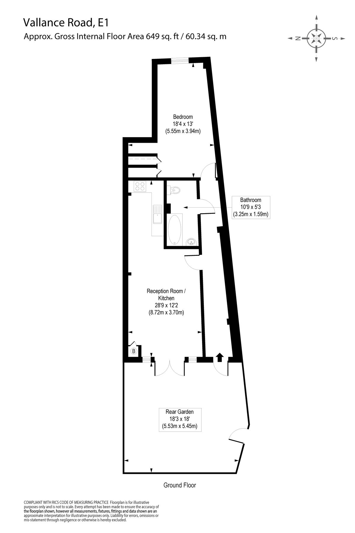 1 bed flat for sale in Vallance Road, London E1 - Zoopla