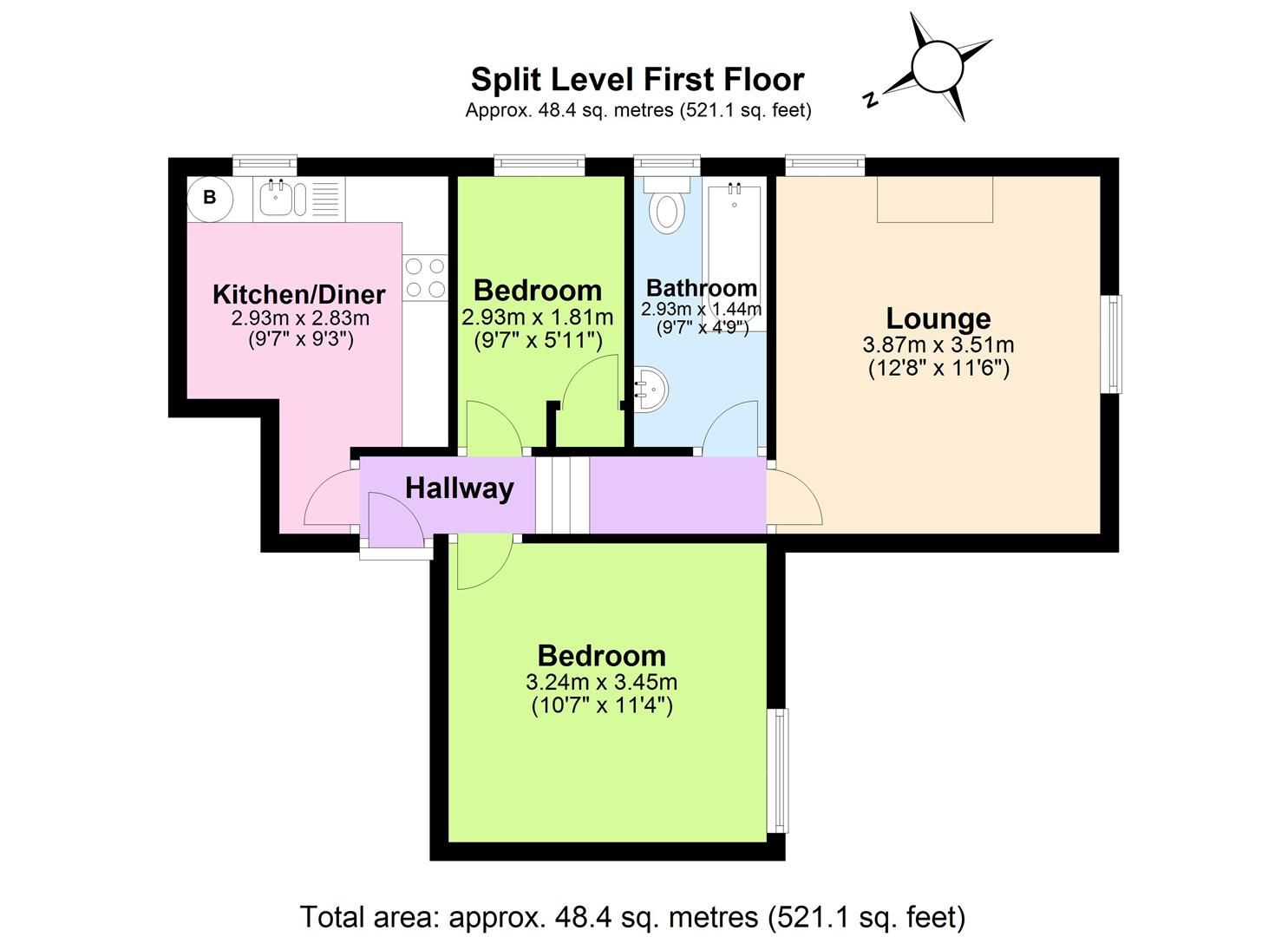 2 bed flat for sale in Musters Gables, Musters Road, West Bridgford ...