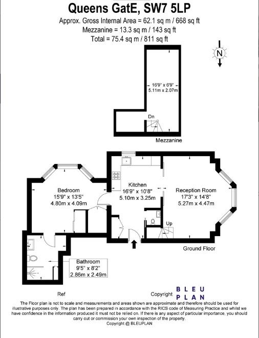 2 bed maisonette for sale in Queens Gate, London, South Kensington SW7 ...