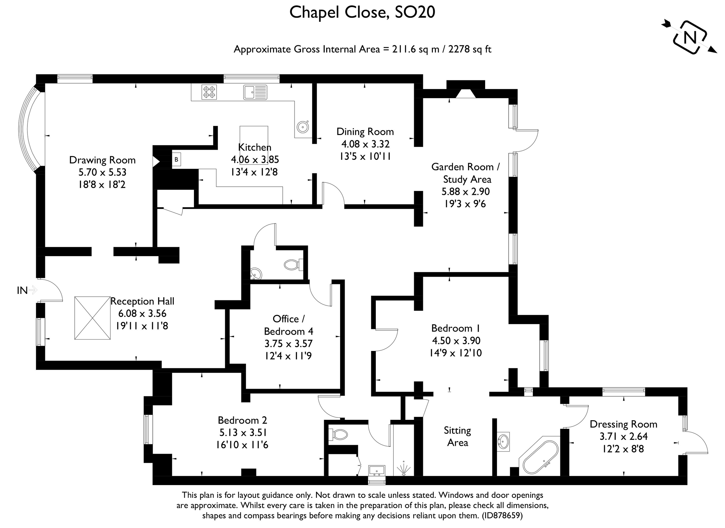 3 bed detached bungalow for sale in Houghton, Stockbridge SO20 - Zoopla