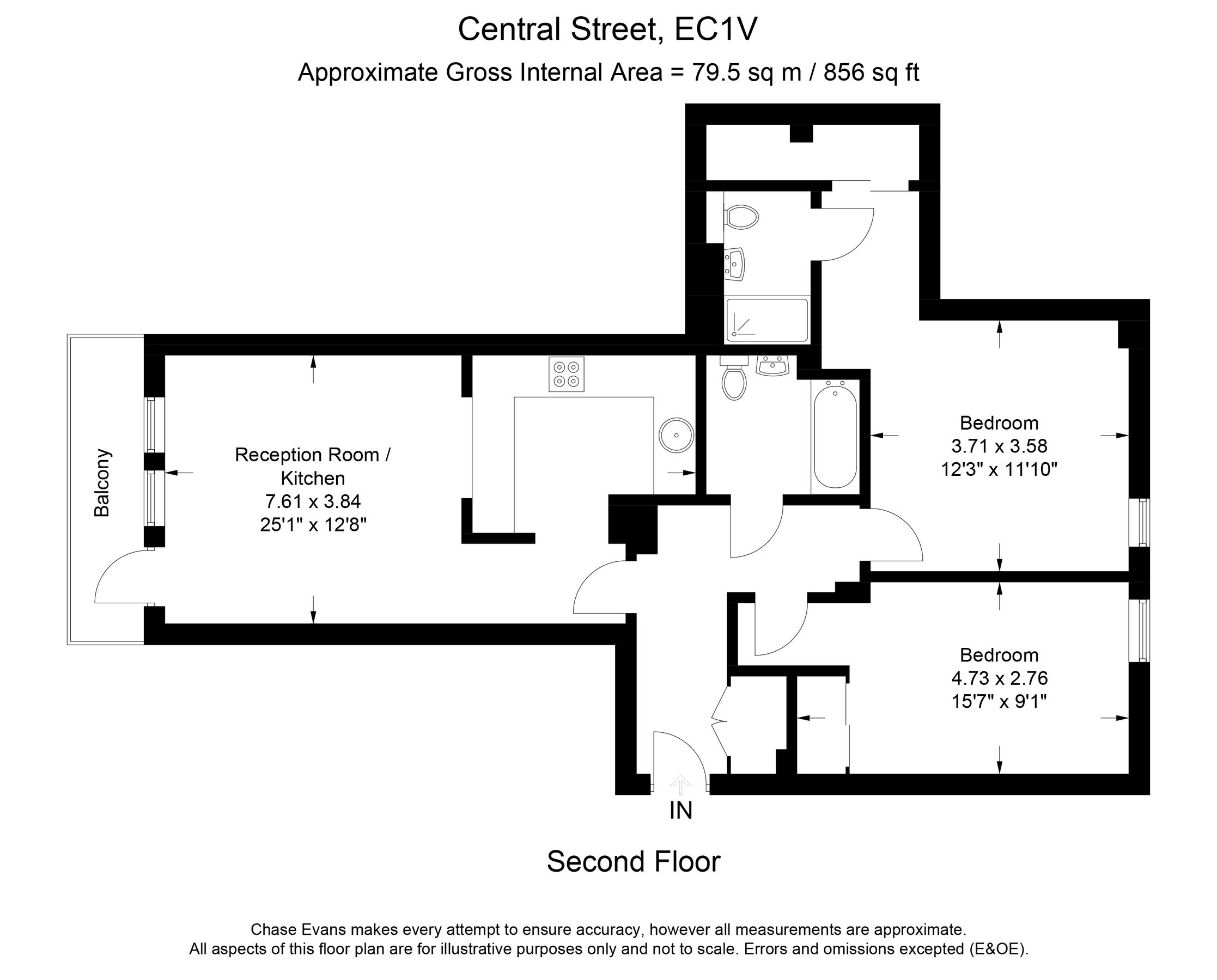 2 bed flat to rent in Worcester Point, Clerkenwell Quarter, Clerkenwell ...