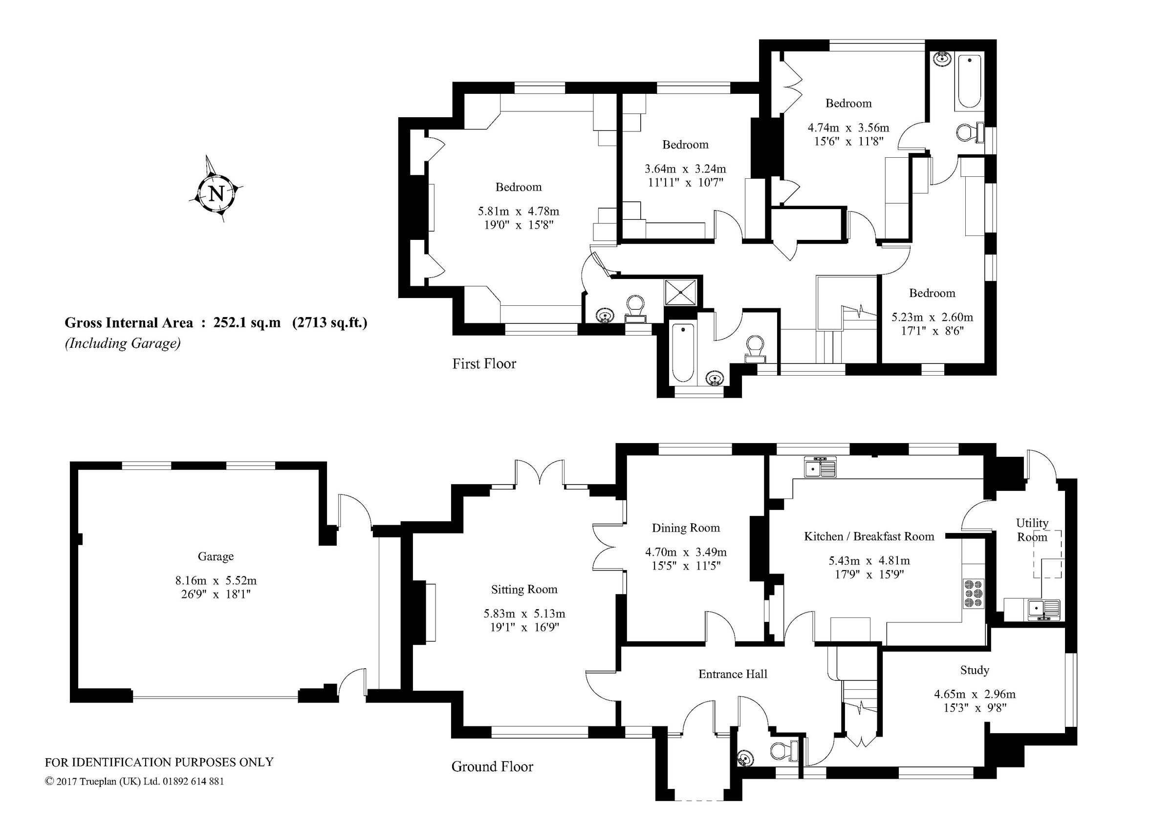 4 bed detached house for sale in Rusper Road, Ifield, Crawley, West ...