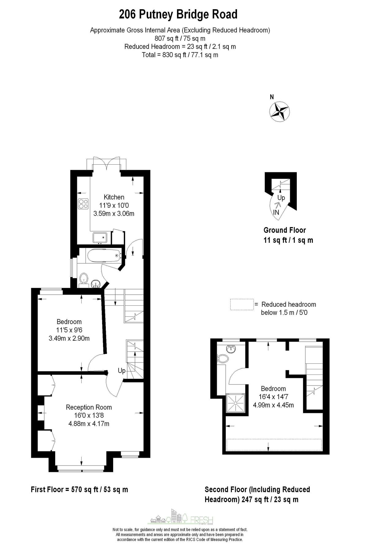 2 bed flat for sale in Putney Bridge Road, London SW15 - Zoopla