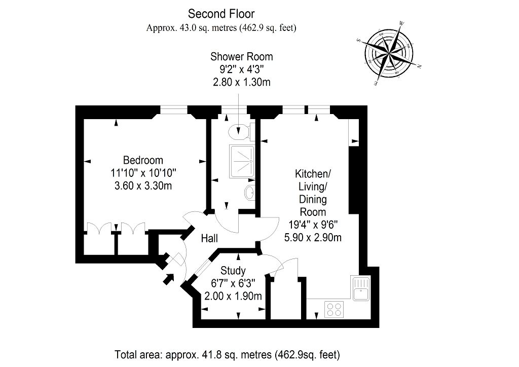 1 bed flat for sale in 9 2F3 Comely Bank Row, Edinburgh EH4 - Zoopla