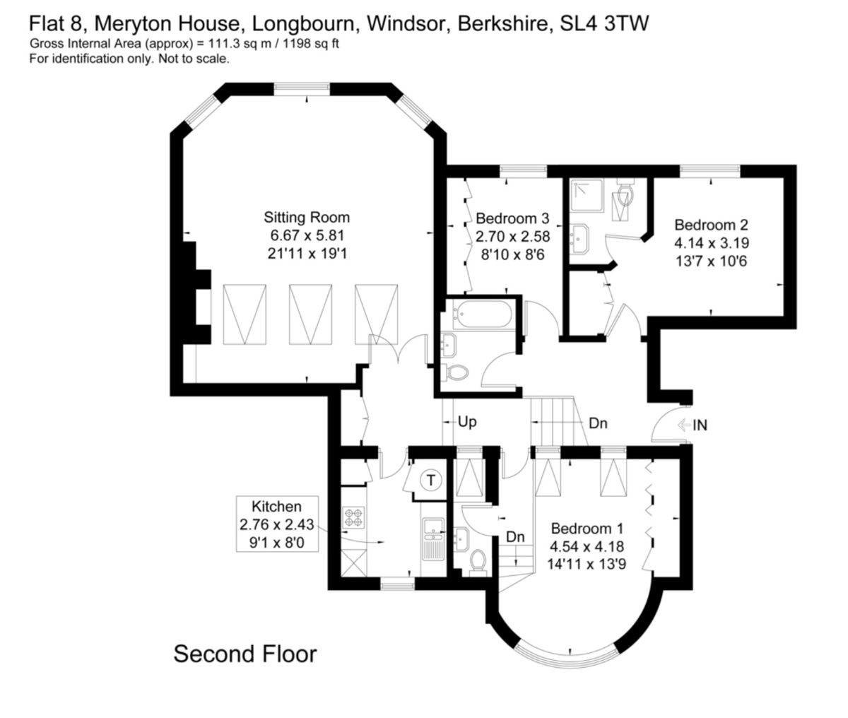 3 bed flat for sale in Longbourn, Windsor SL4 - Zoopla