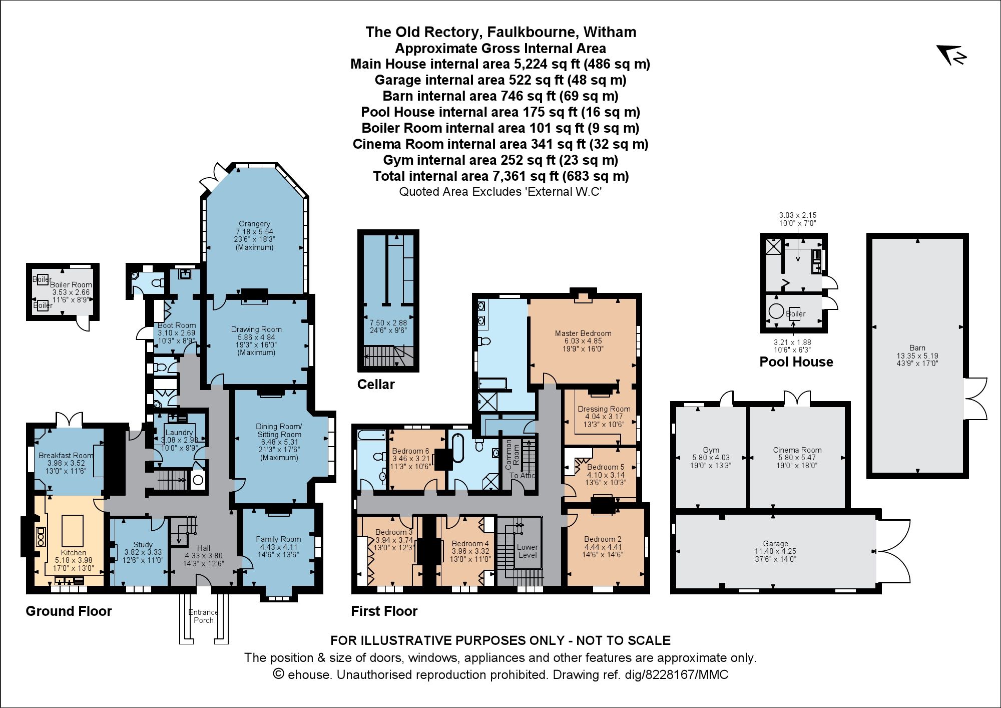 6 bed detached house for sale in Faulkbourne, Essex CM8 - Zoopla