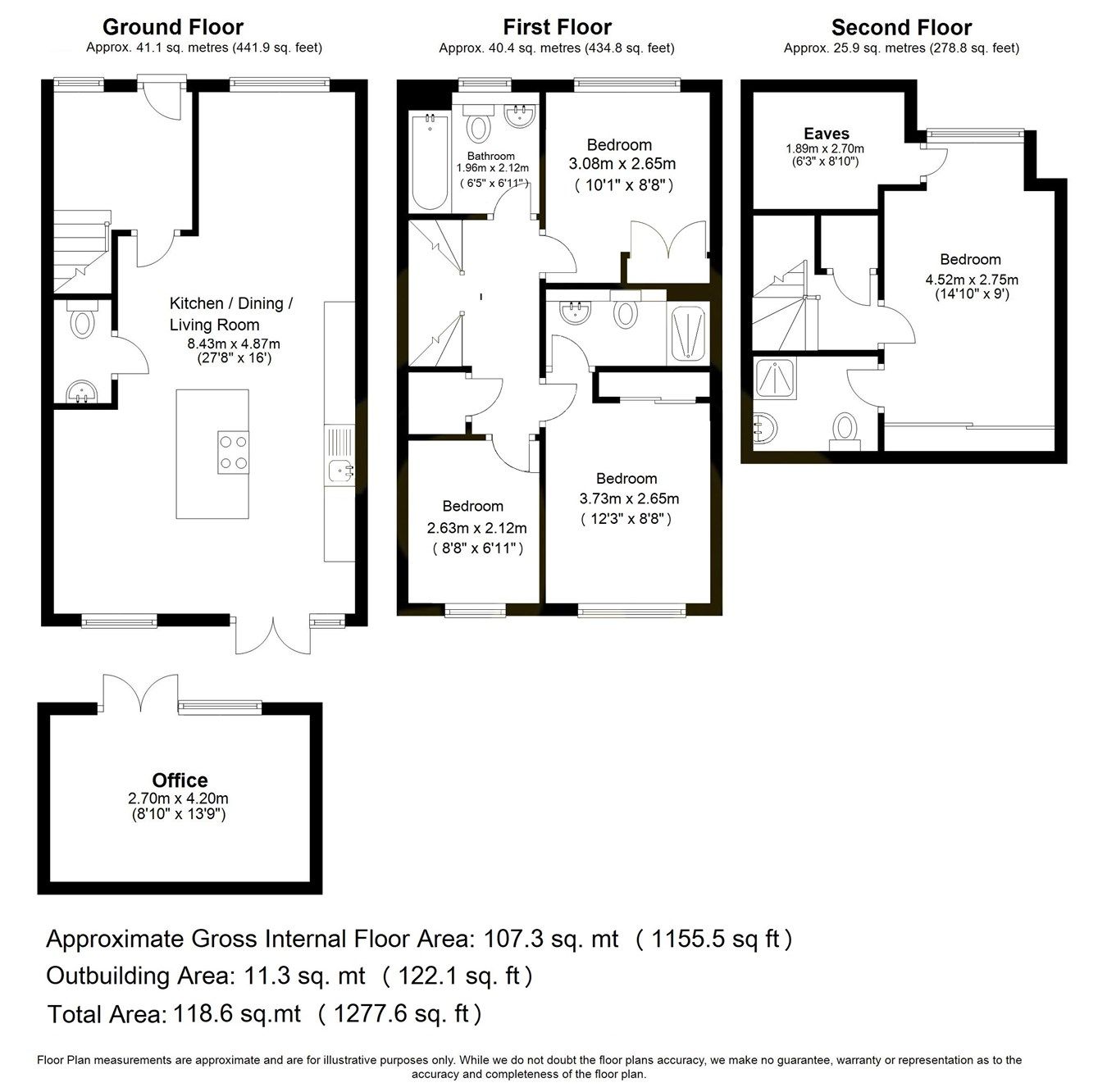 4 Bed End Terrace House For Sale In Swansmere Close Walton On Thames