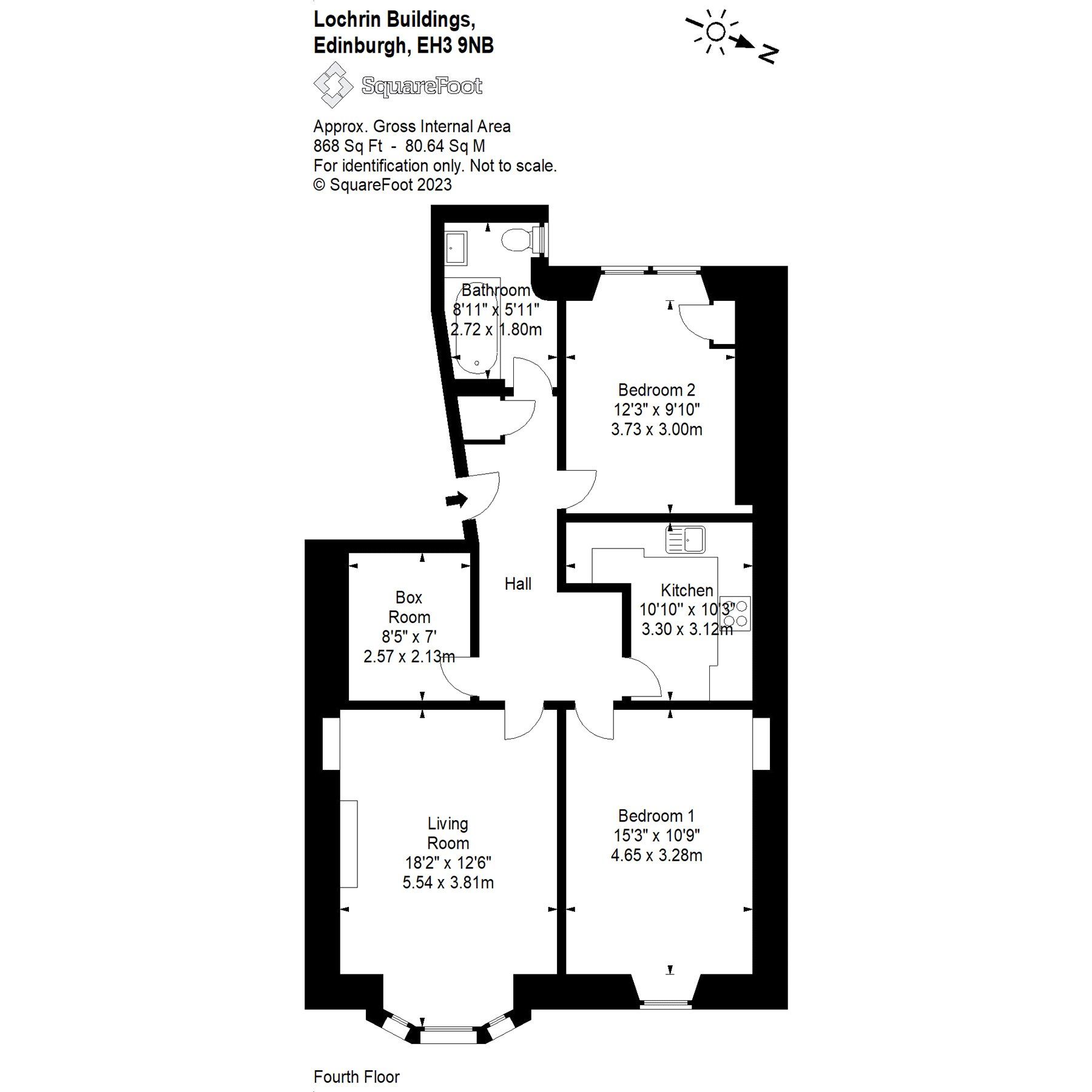 2 bed flat for sale in 2/12, Lochrin Buildings, Tollcross, Edinburgh ...