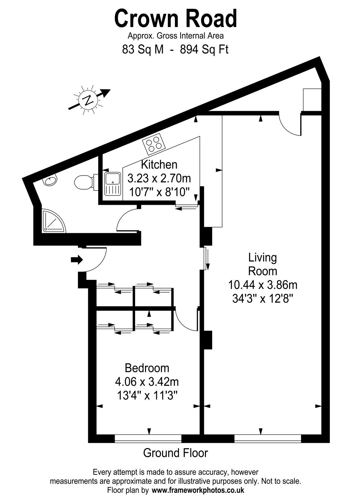 1 bed flat for sale in Bridle Lane, Crown Road, Twickenham TW1 - Zoopla