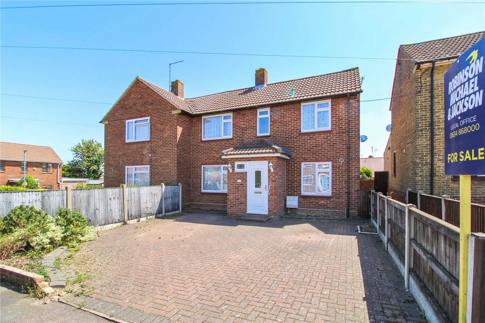 3 bed semi-detached house for sale in Milsted Road, Twydall, Rainham ...