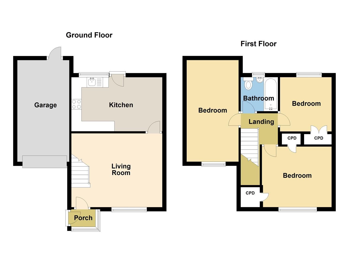 3 bed terraced house for sale in New Street, Bugle, St. Austell PL26 ...