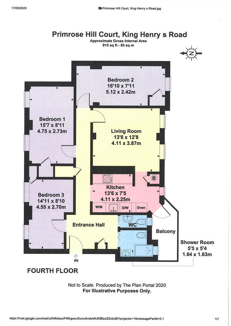 3 bed flat for sale in King Henry's Road, Primrose Hill NW3 - Zoopla