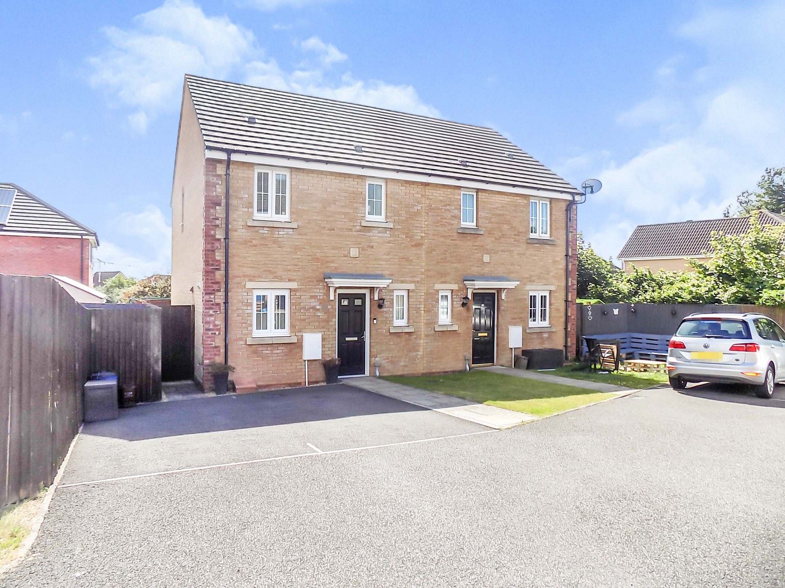 3 bed semi-detached house for sale in Clos Y Cudyll Coch, Broadlands ...