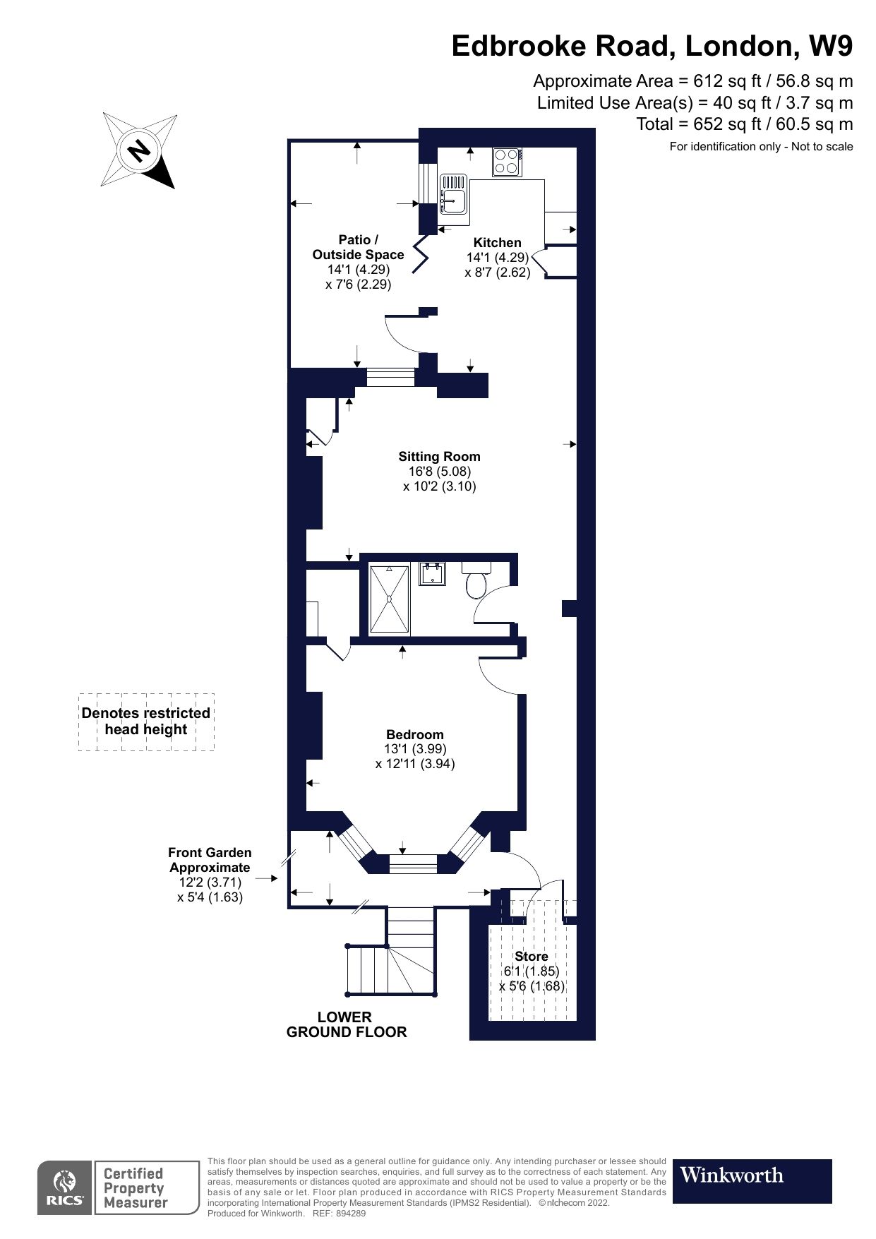 1 bed flat to rent in Edbrooke Road, London W9 - Zoopla