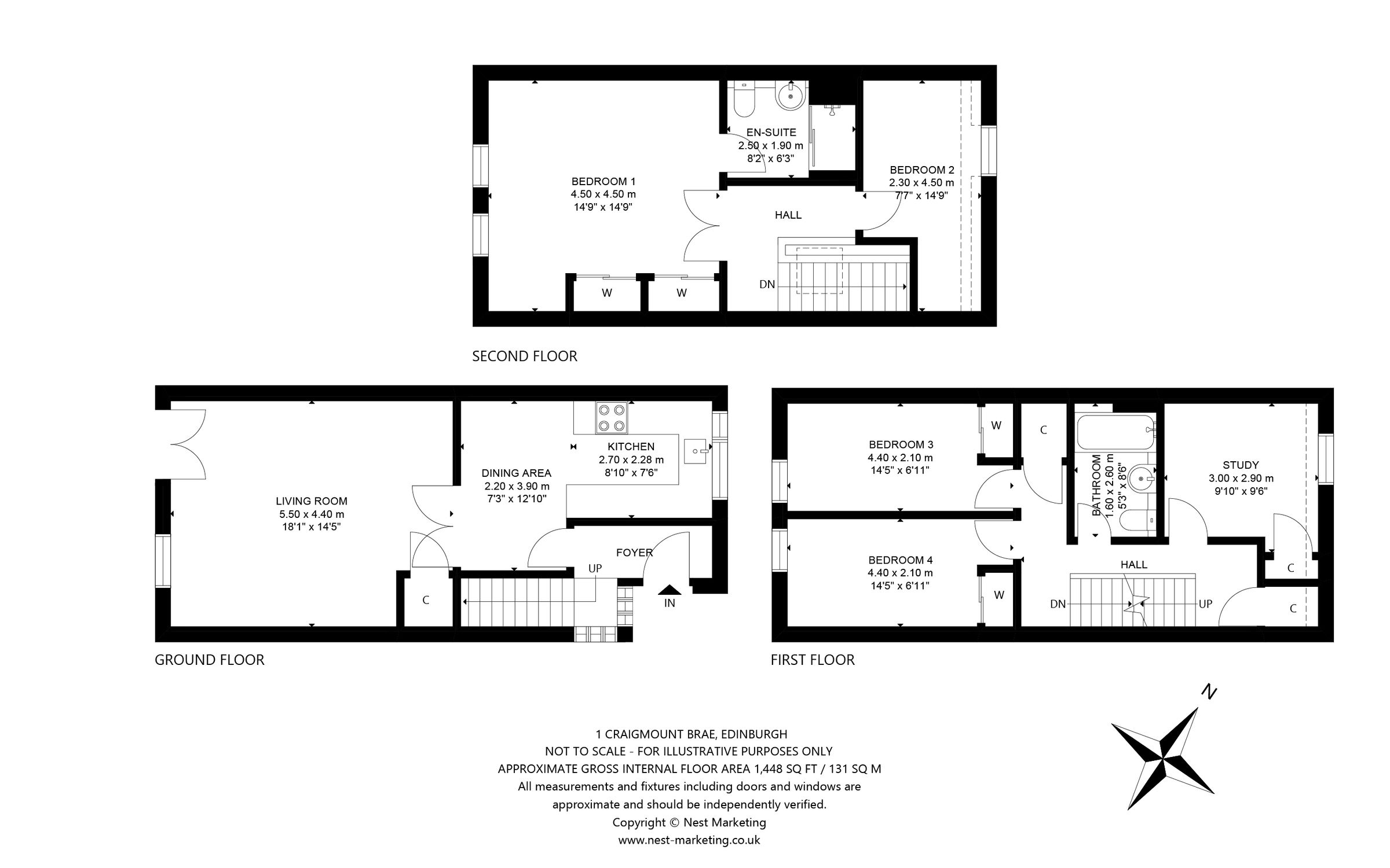 5 bed end terrace house for sale in 1 Craigmount Brae, Corstorphine ...
