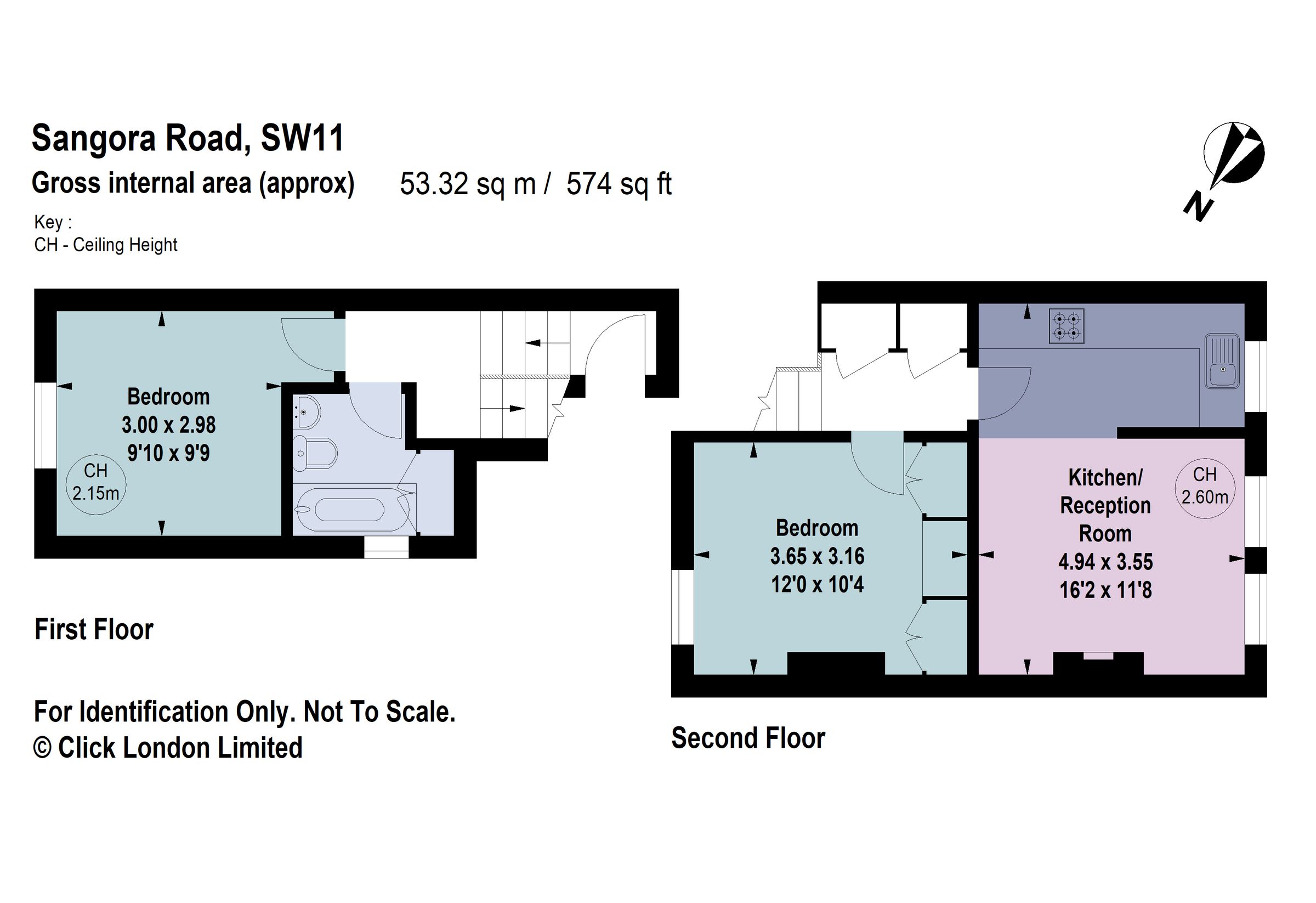 2 bed flat for sale in Sangora Road, London SW11 - Zoopla