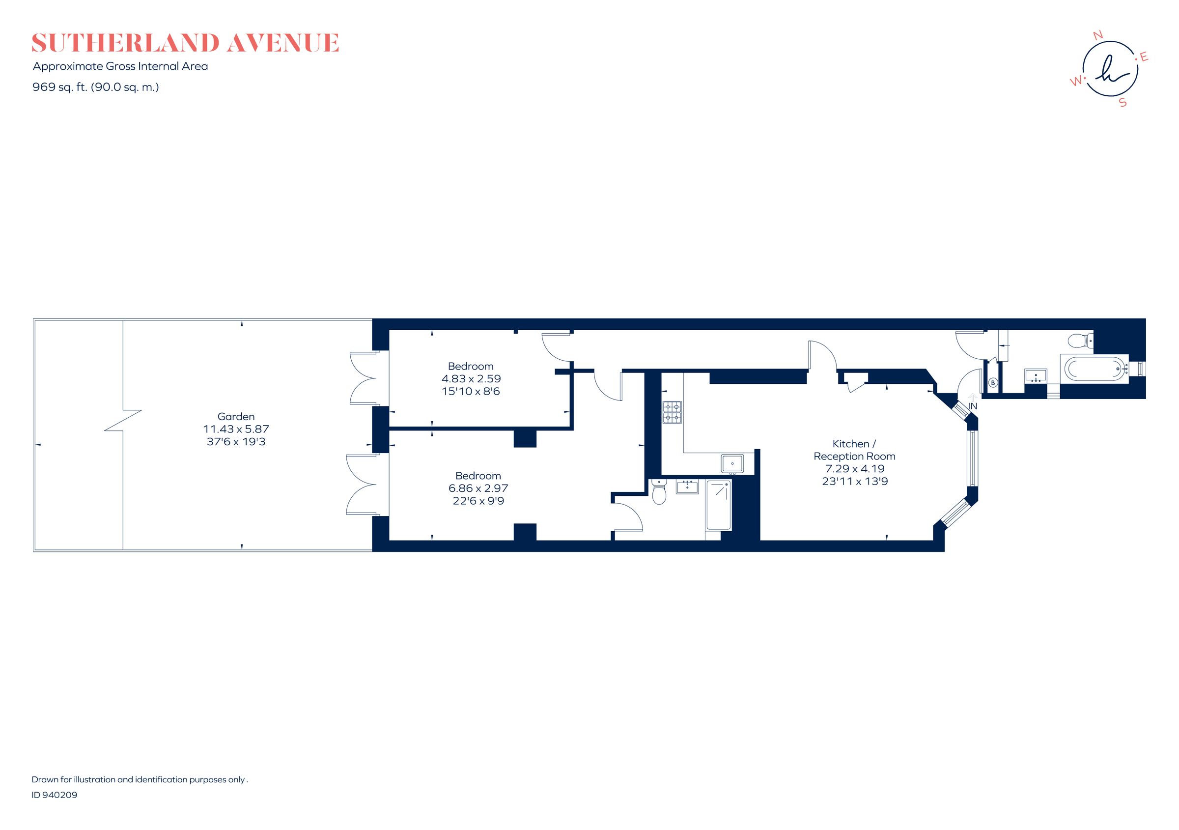 2 bed flat for sale in Sutherland Avenue, Maida Vale, London W9 - Zoopla