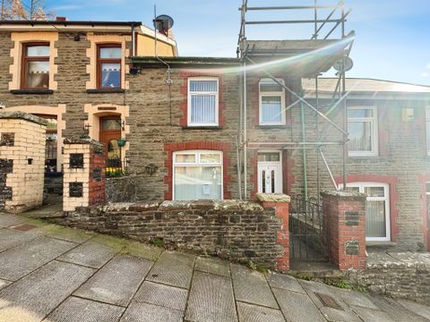 3 bed terraced house for sale in Hill Street, Deri, Bargoed CF81, £ ...