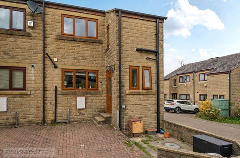 3 bed end terrace house for sale in Spring Hall Court, Halifax, West ...