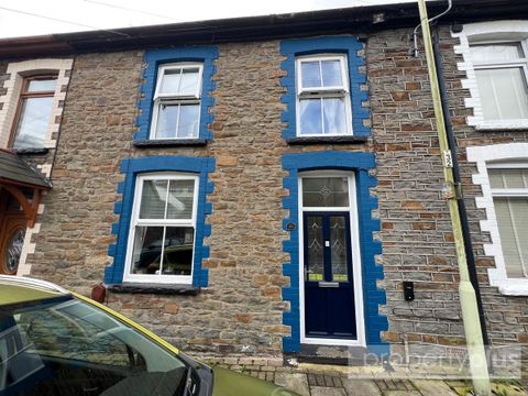 Rhys Street, Tonypandy, Rhondda Cynon Taff CF40, 3 bed terraced house ...